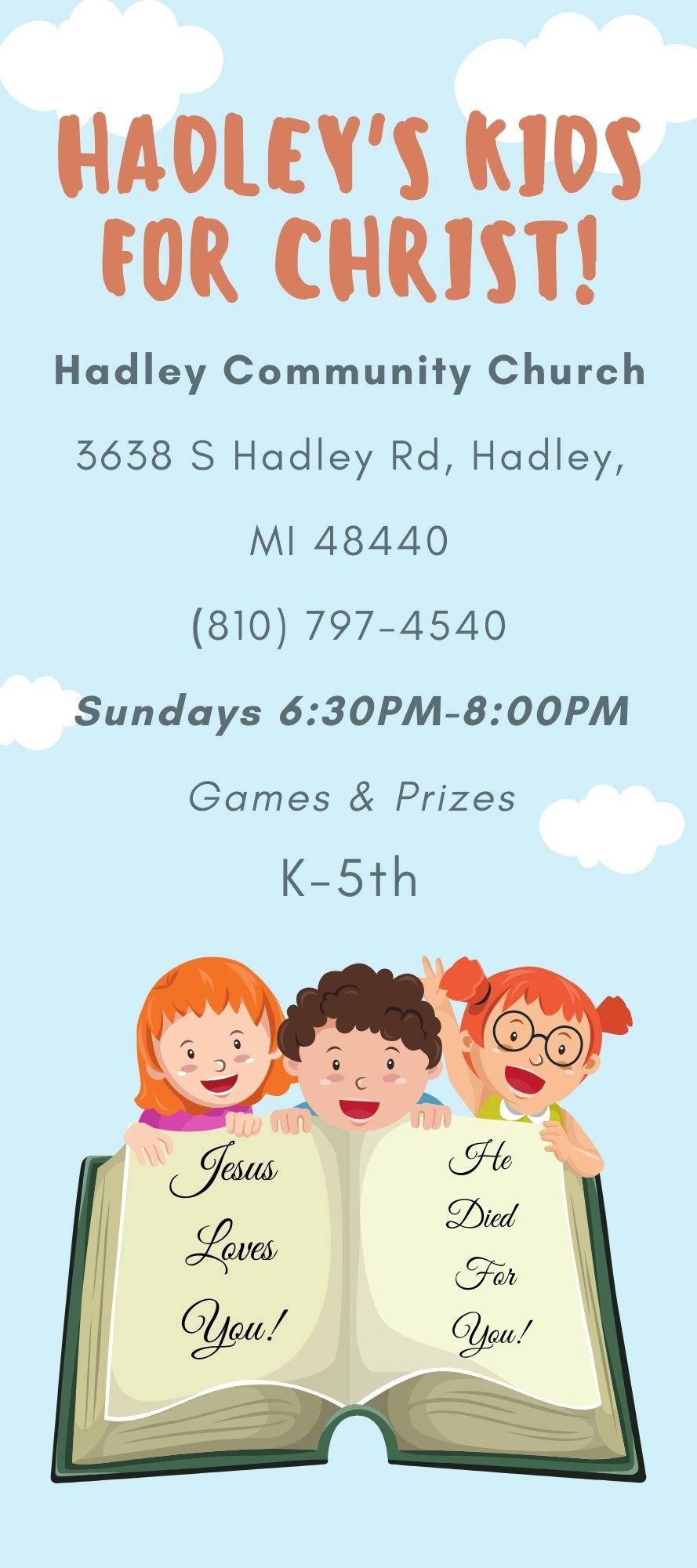 Hadley Community Church – Holding Forth The Word Of Life